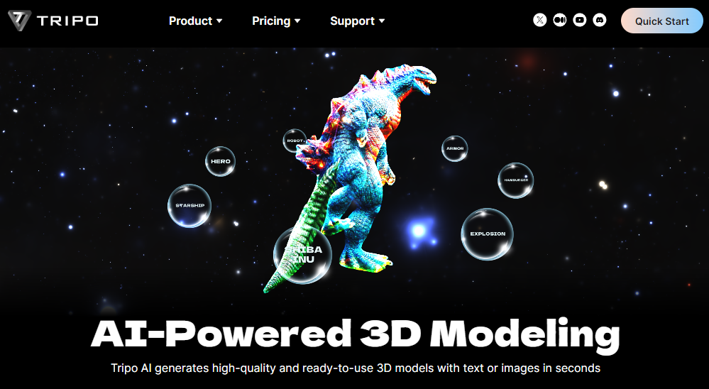 推薦 5 款 3D 模型建模 AI 工具，AI 一鍵生成 3D 模型 | AI 工具及教學 | FutureWeb Tools